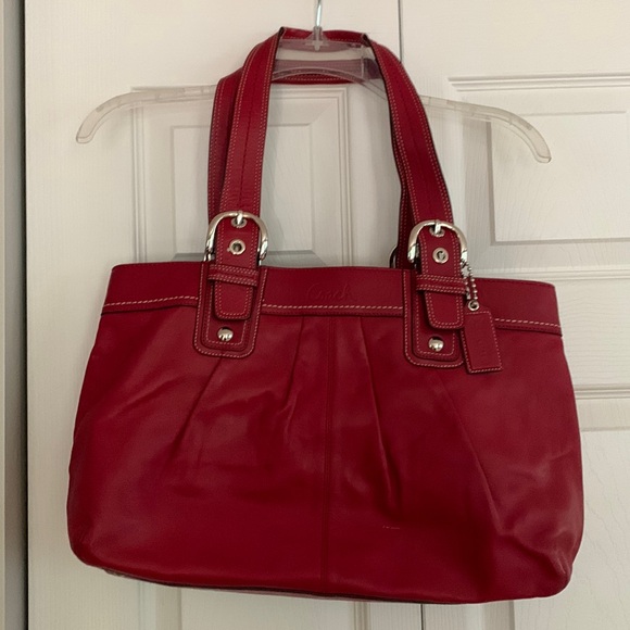 Coach | Bags | Coach Red Soho Bag | Poshmark